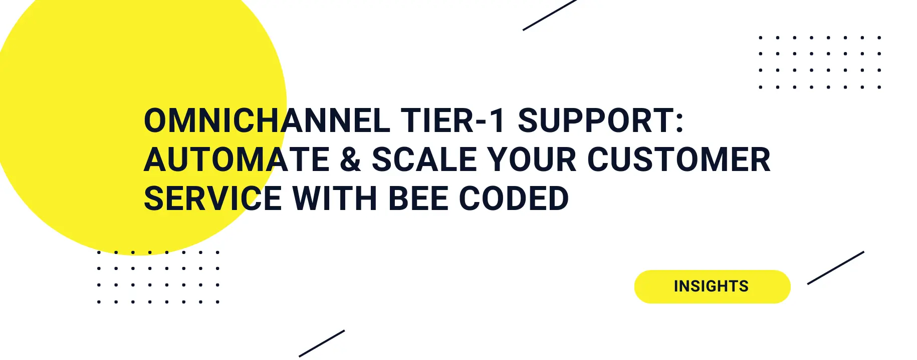 Omnichannel Customer Support with BEE CODED